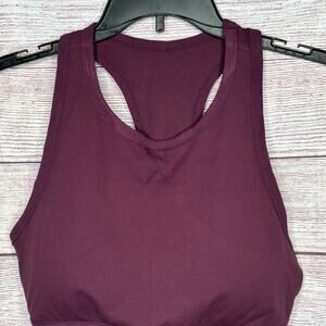 POPFLEX | Tops | Pop Flex Plum Sweat Sesh Workout Activewear High ...